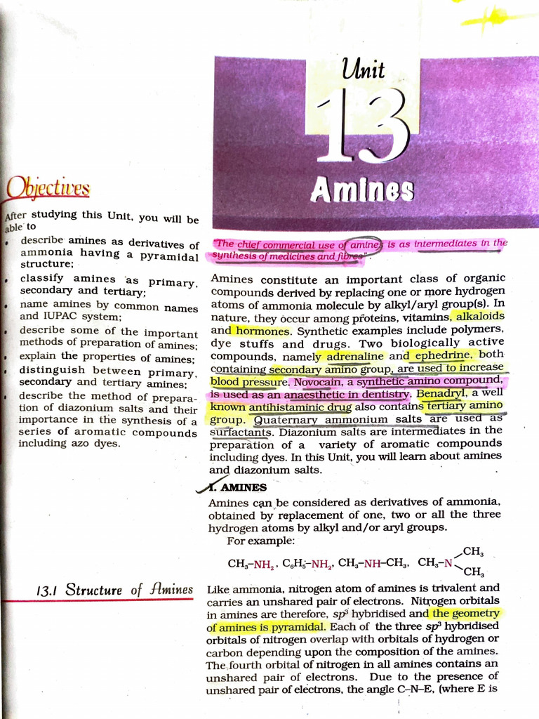 Amines | PDF