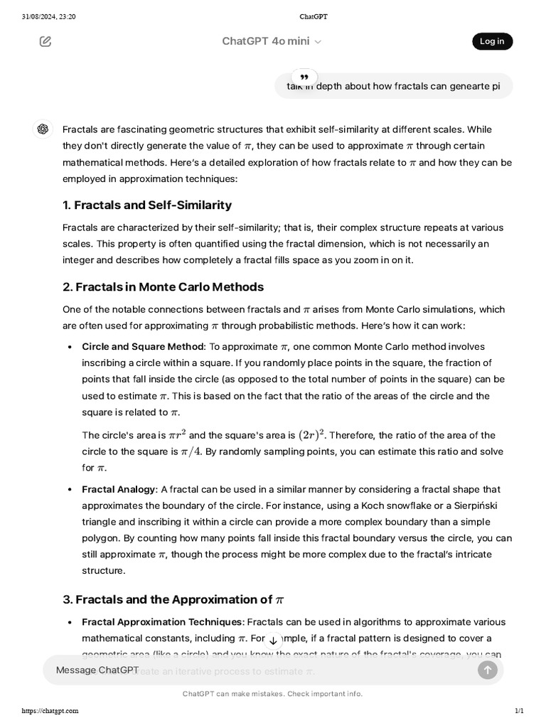 Fractals and Self-Similarity 1. Fractals and Self-Similarity | PDF