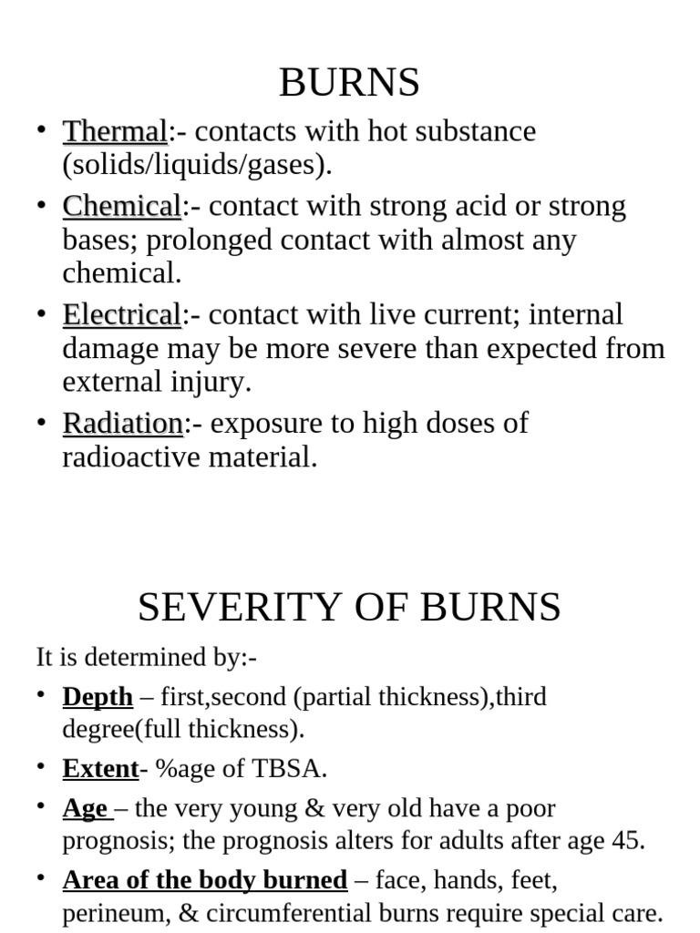 Burns | PDF