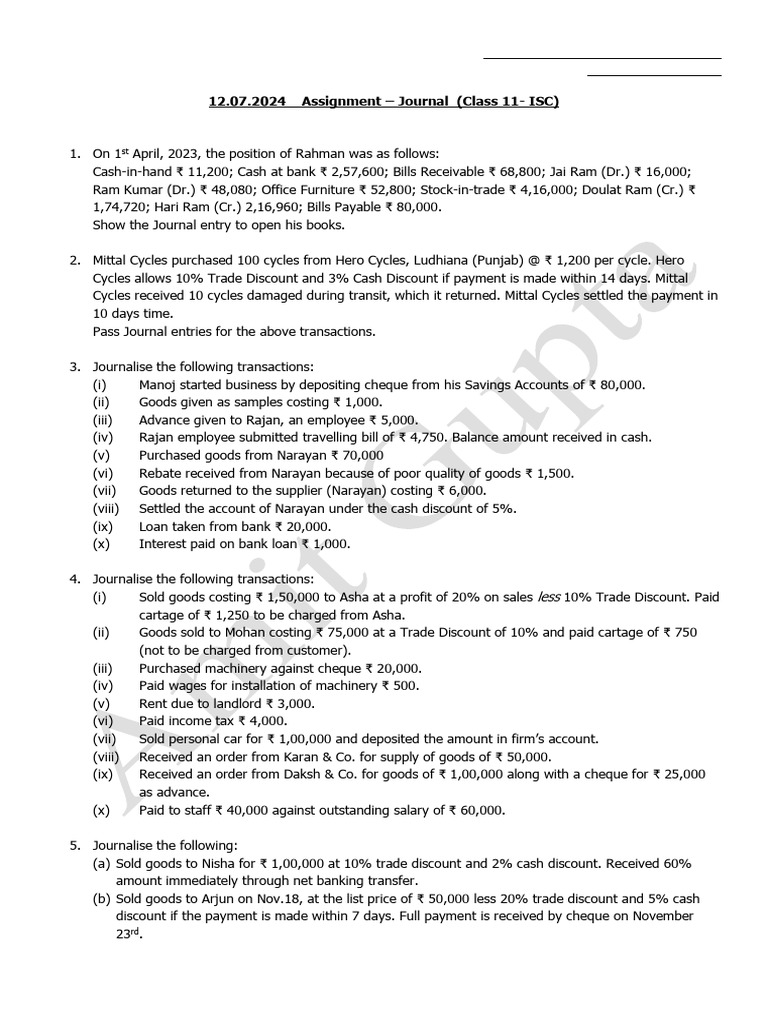 Assignment - Journal | PDF