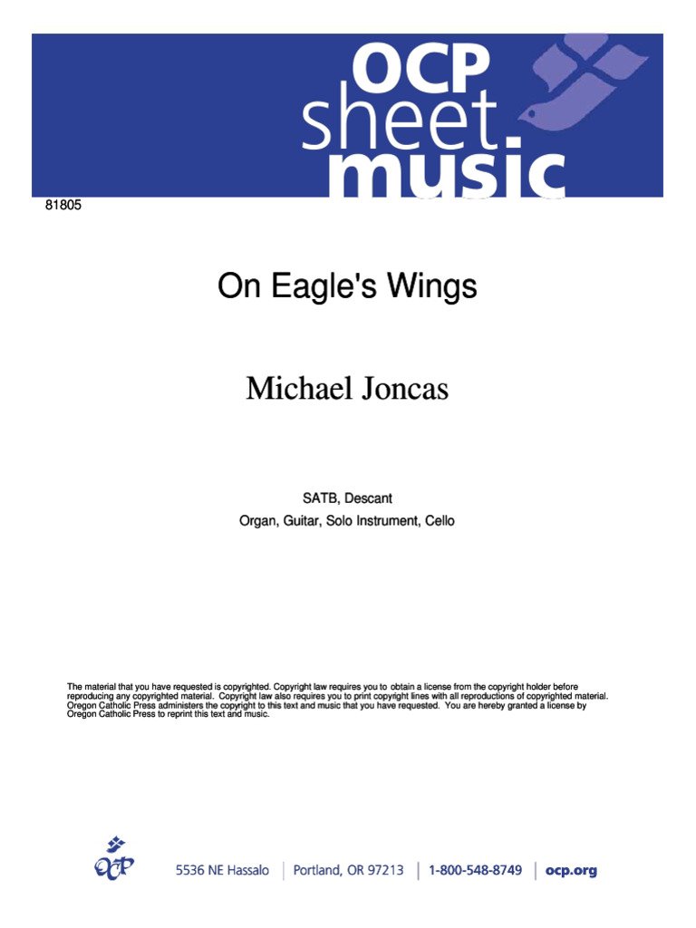 On Eagles Wings | PDF