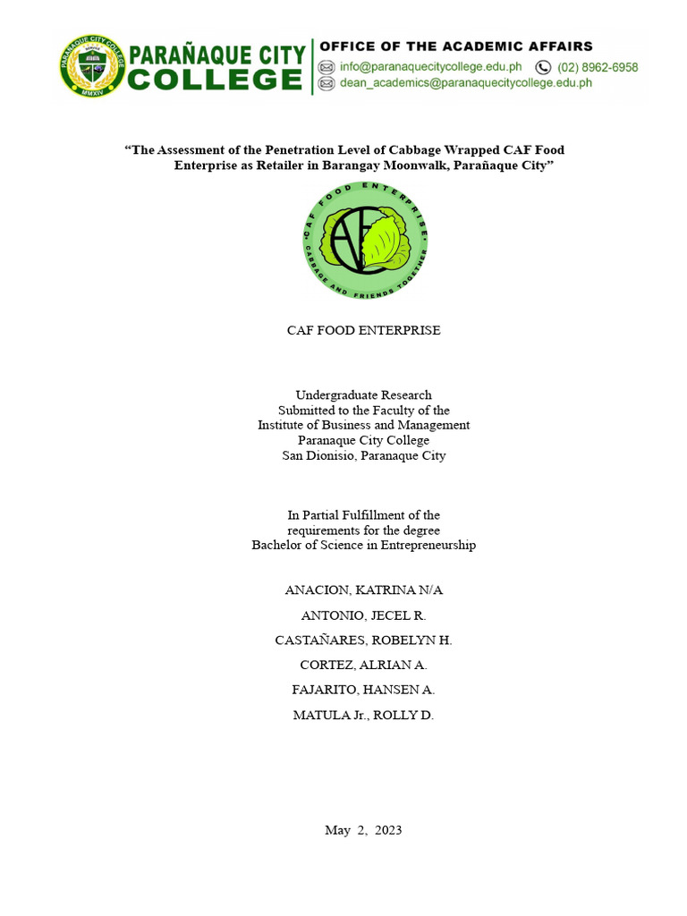 CAF Chap1-5 | PDF