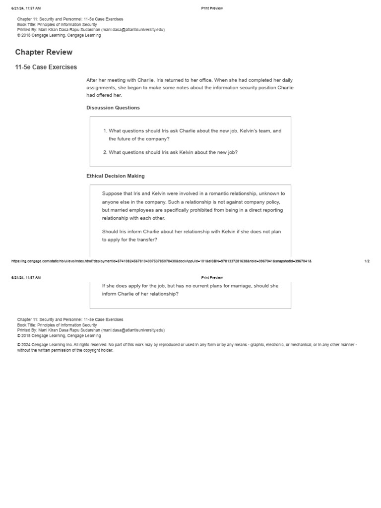 MindTap - Cengage Learning Cases Study | PDF | Copyright Law ...