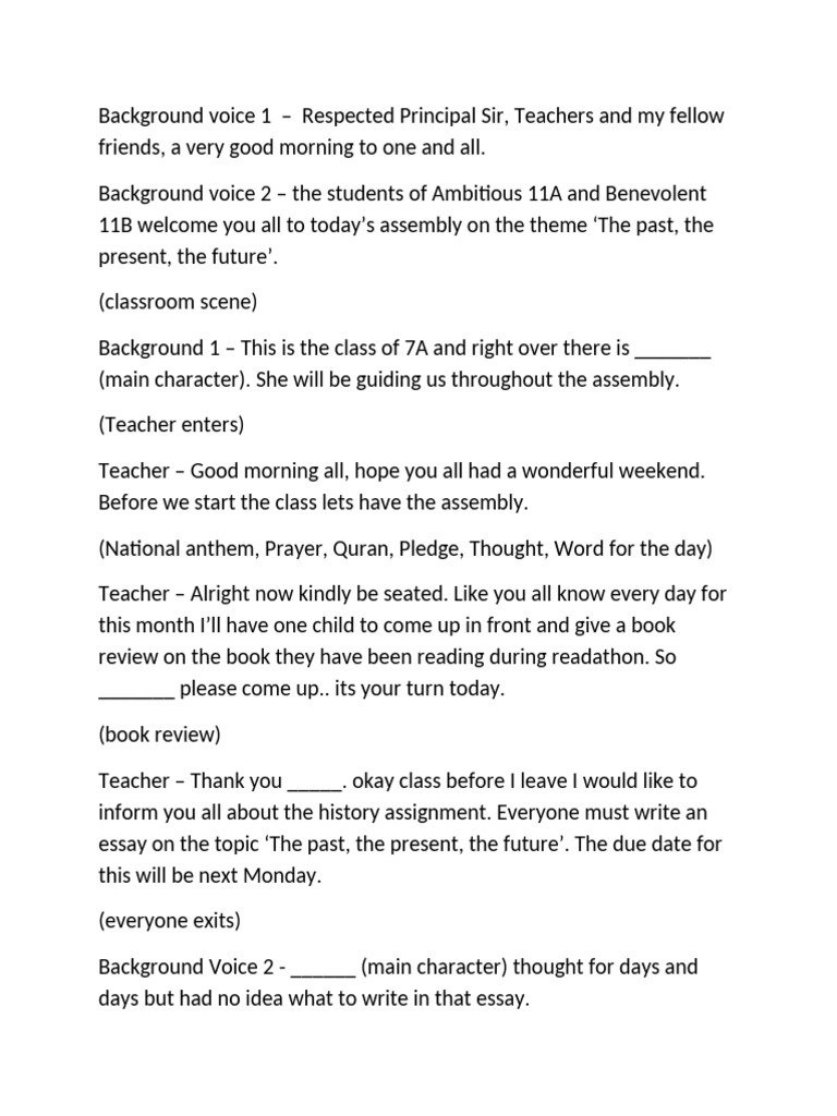 Assembly Script | PDF