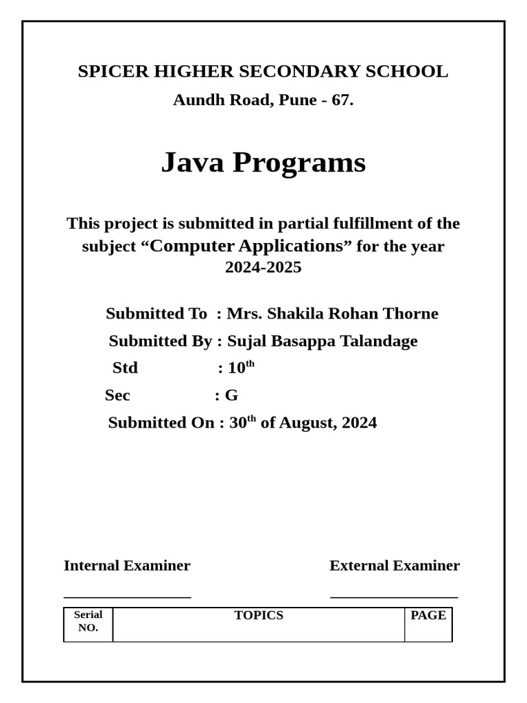 Sujal's Computer Final Project | PDF