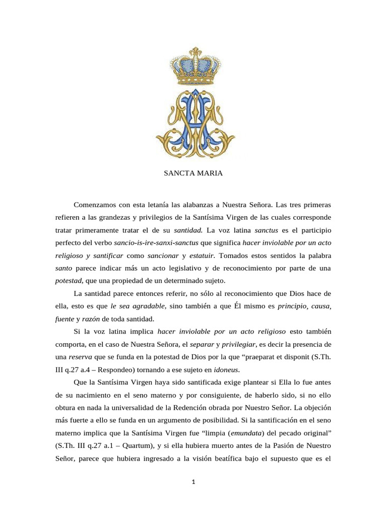 9.sancta Maria | PDF