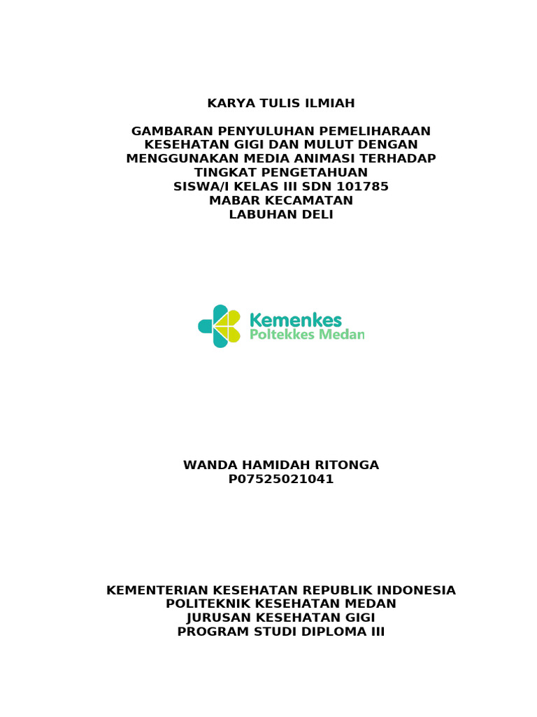 KTI WANDA Hamidah | PDF