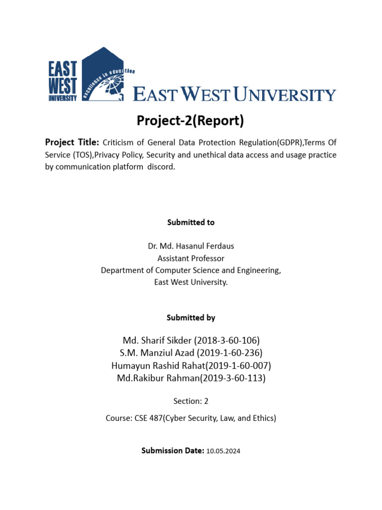 Cyber-Project 2 Report Final | PDF