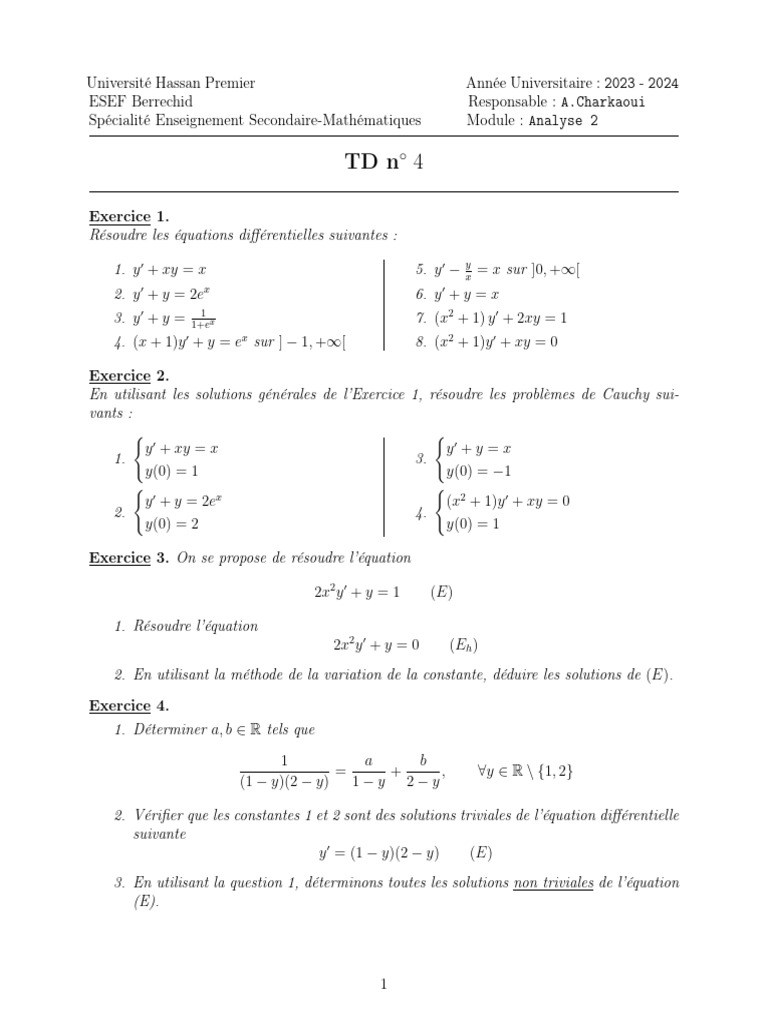TD4 2024 | PDF
