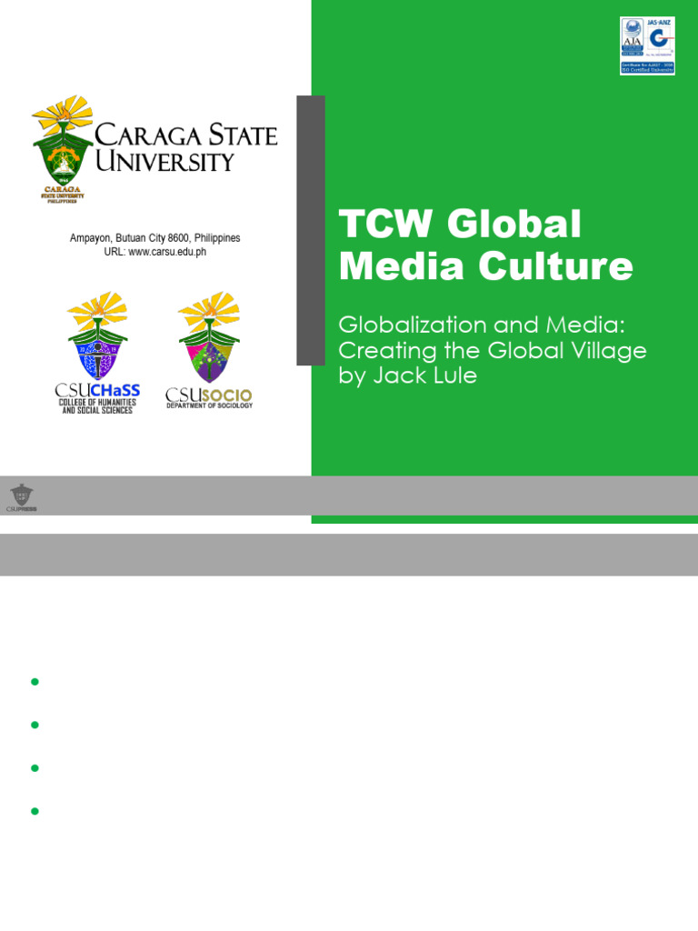TCW Global Media Culture | PDF