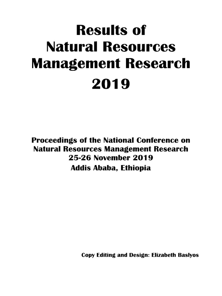 Wheat CWR NRM Proceedings 2020 | PDF