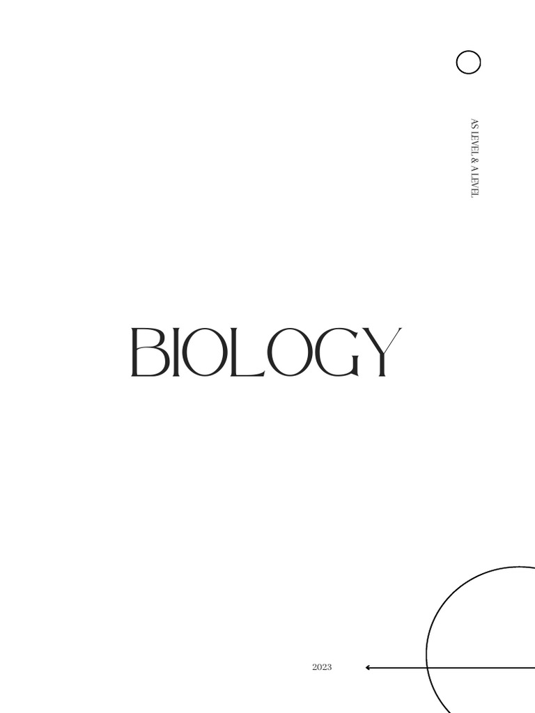 Biology A Level File Divider | PDF