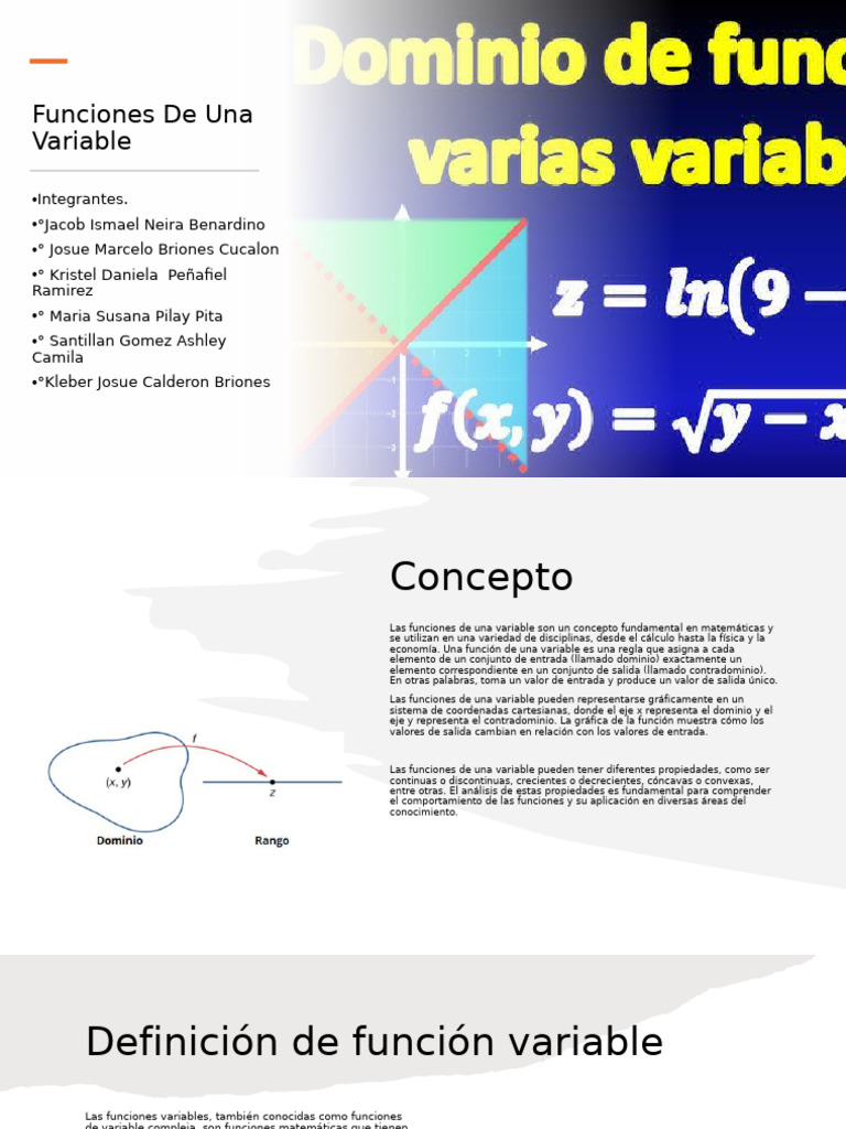 Funciones de Una Variable-1 | PDF