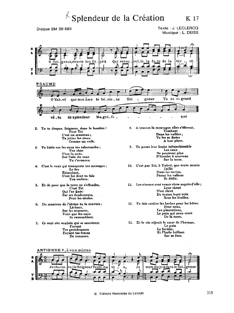 Splendeur de La Création | PDF