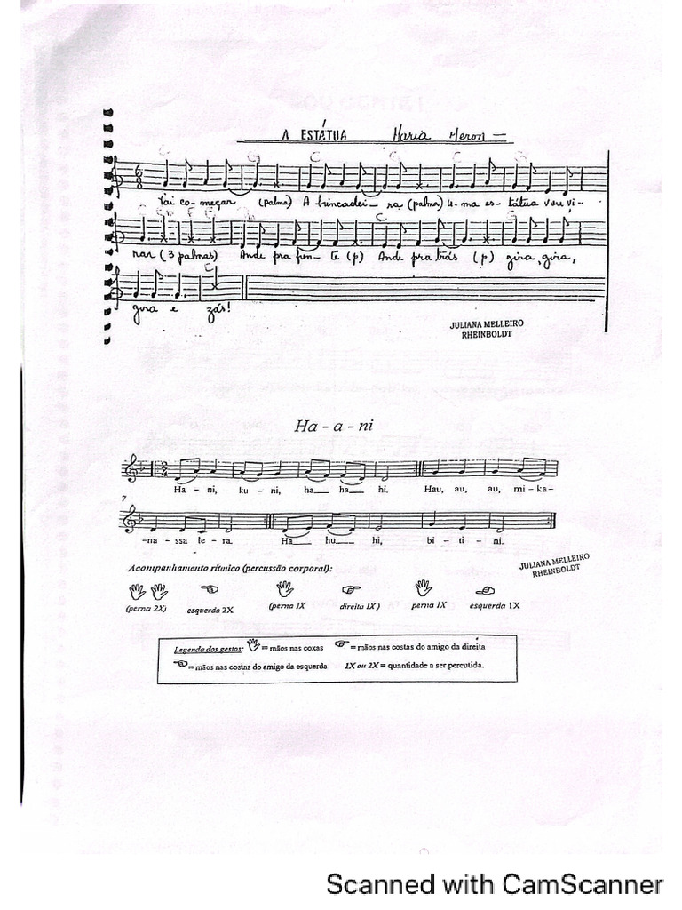 A Estátua - Vocalize | PDF