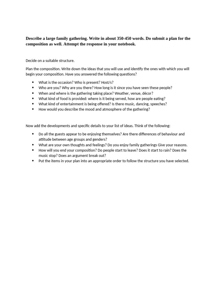 Grade 9 Paper 2 - Descriptive Writing Worksheet 1 | PDF