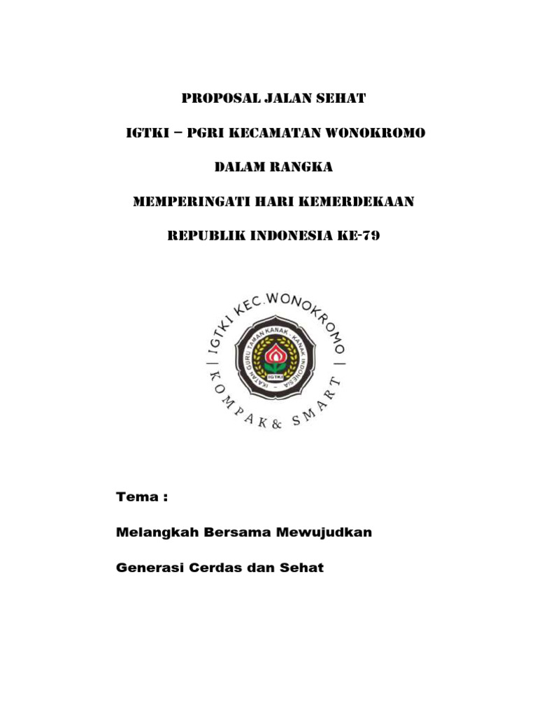 Proposal Jalan Sehat 24 | PDF