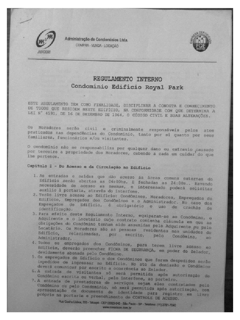 Regimento Interno | PDF