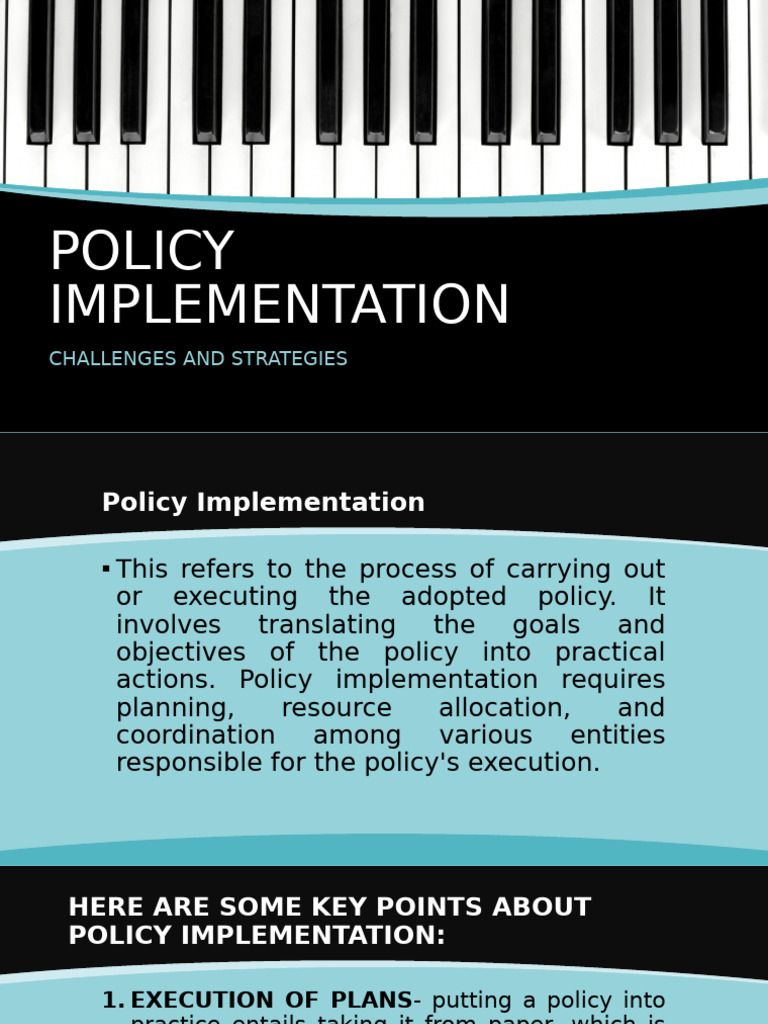 Policy Implementation by Garte Catalina | PDF