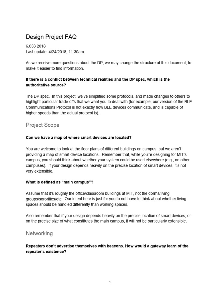 MIT6 033S18dp Faq | PDF