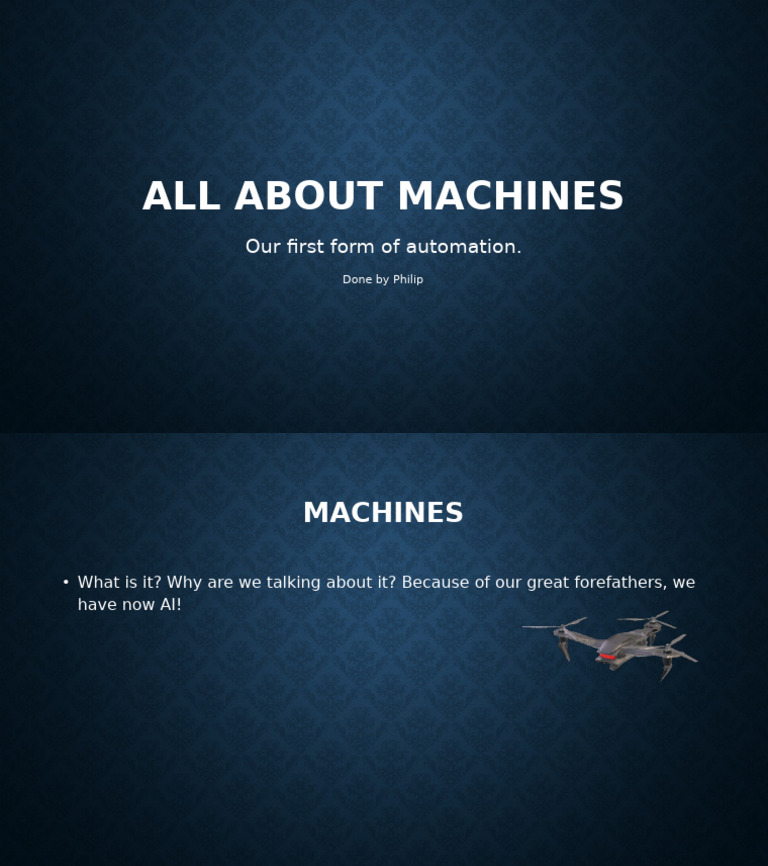 All About Machines | PDF