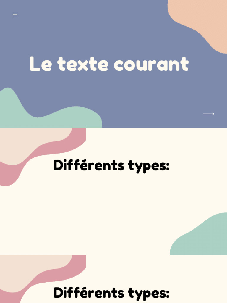 Le Texte Descriptif | PDF