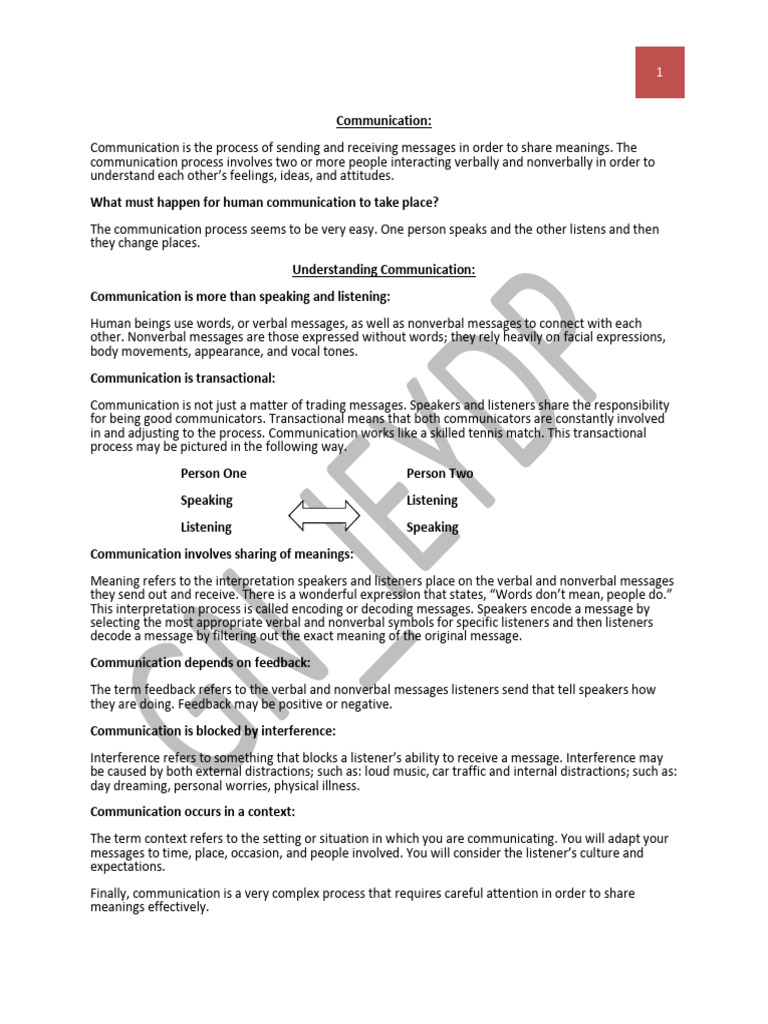 What Is Communication | PDF