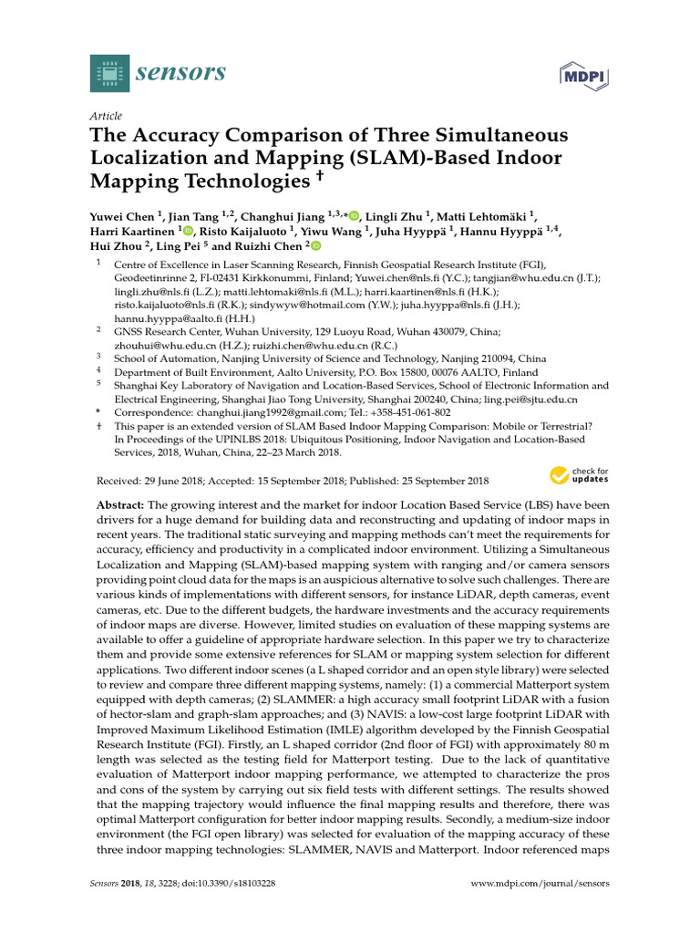 The Accuracy Comparison of Three Simultaneous Loca | PDF
