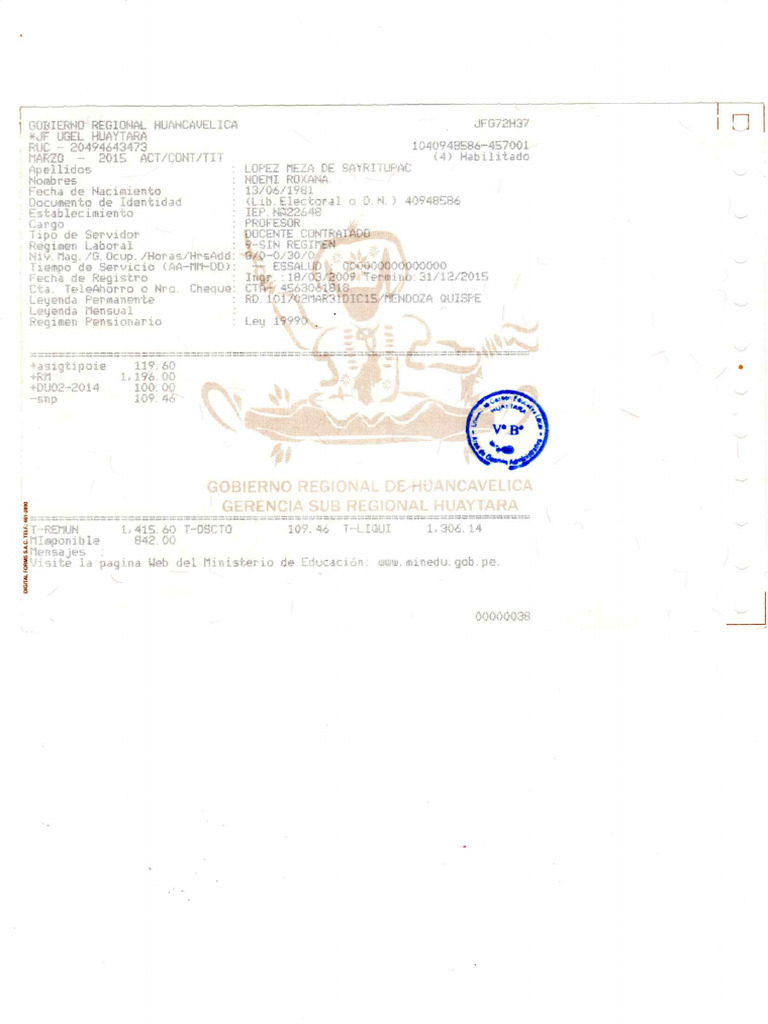 Boletas Noemí López Meza | PDF