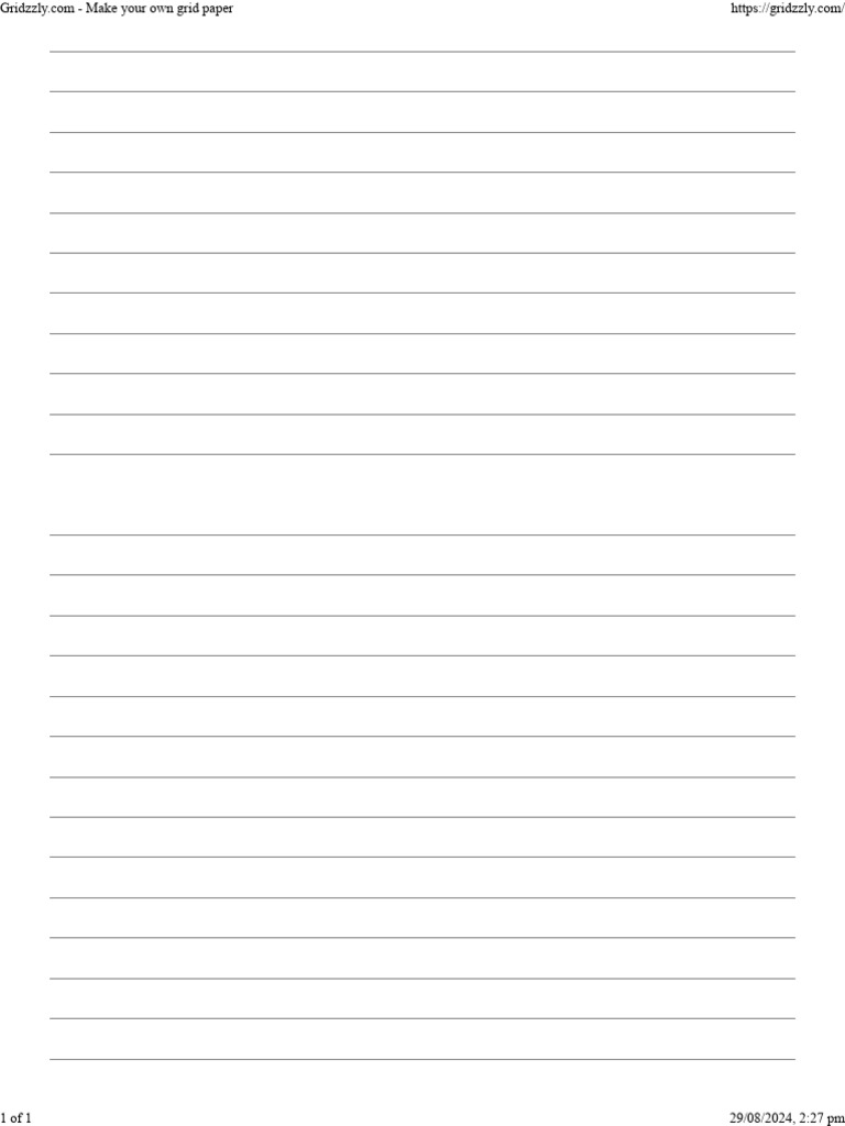 Make Your Own Grid Paper 3 | PDF