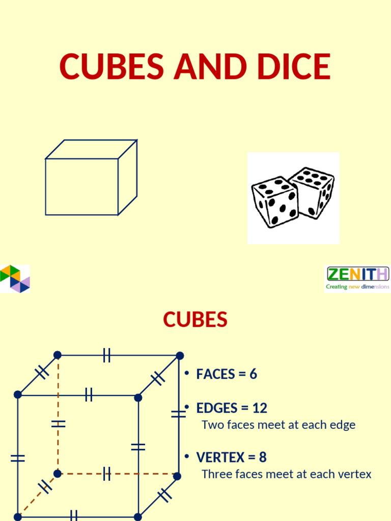 Cubes and Dice | PDF