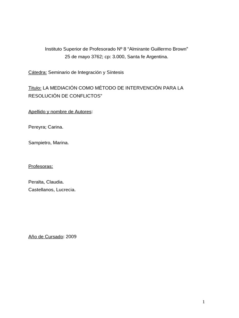 Monografía Final Pereyra Sampietro | PDF