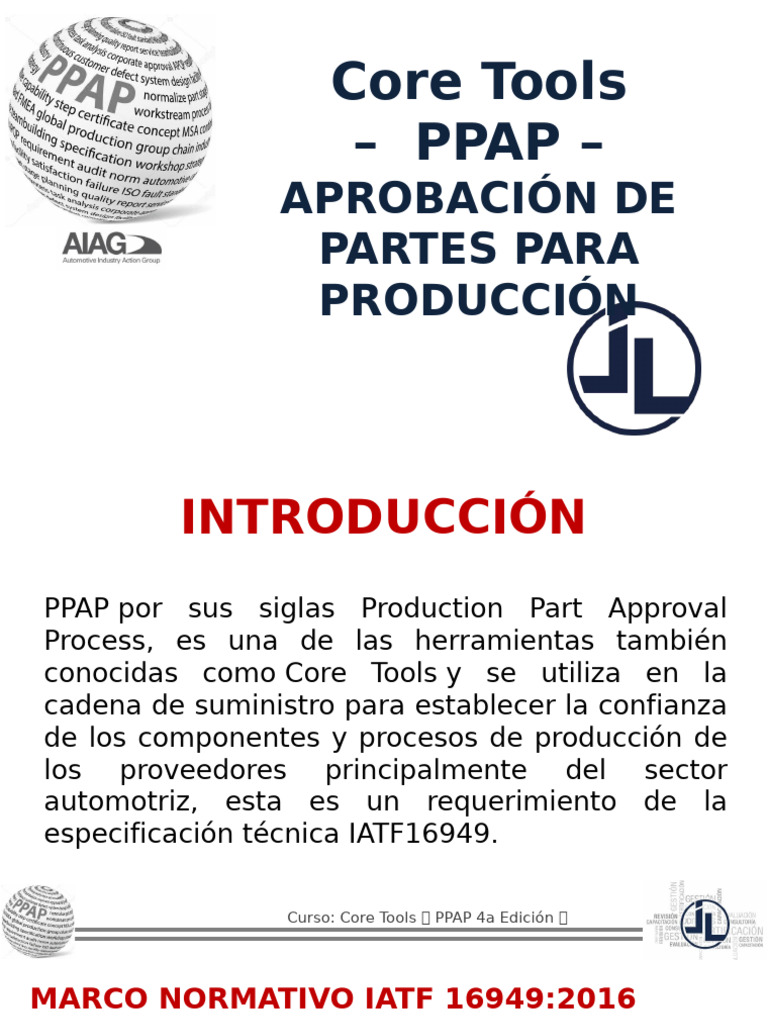 Core Tools - PPAP - Intro | PDF