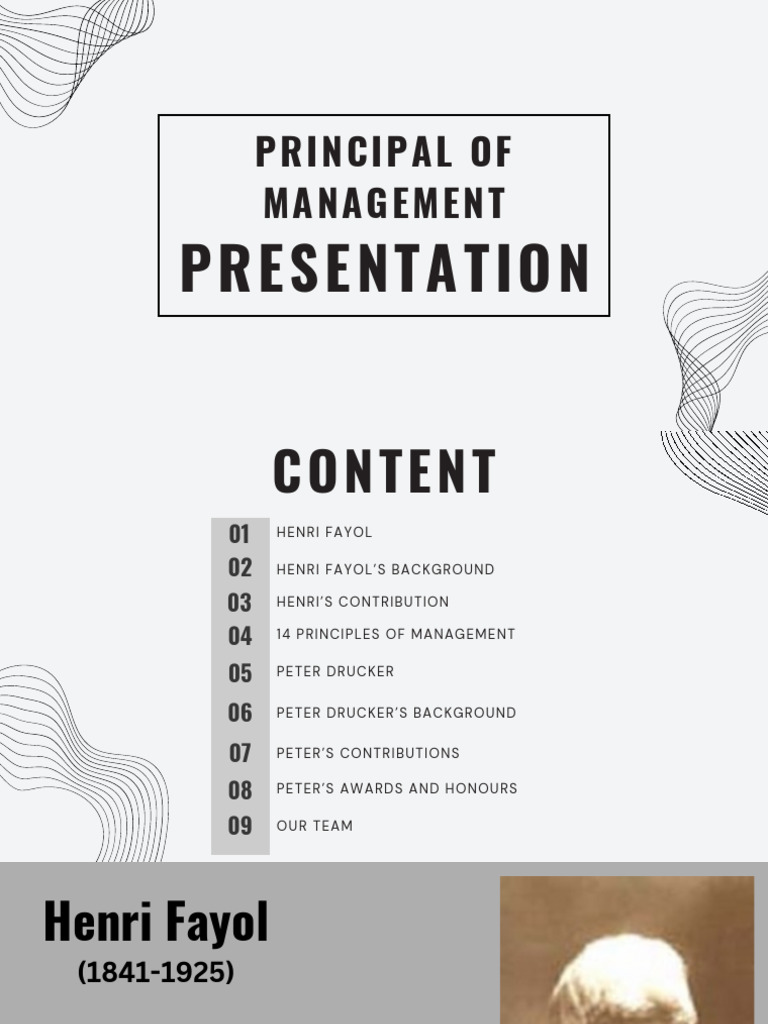 Principal of Management: Presentation | PDF
