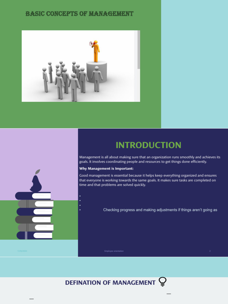 Key Concepts in Management | PDF | Goal | Career & Growth