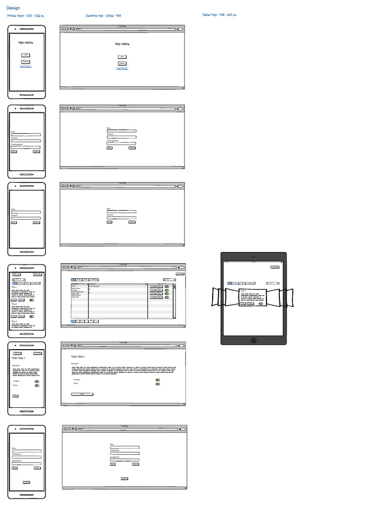 App Design Layouts for Mobile & Desktop | PDF | Mac Os | Personal Computers