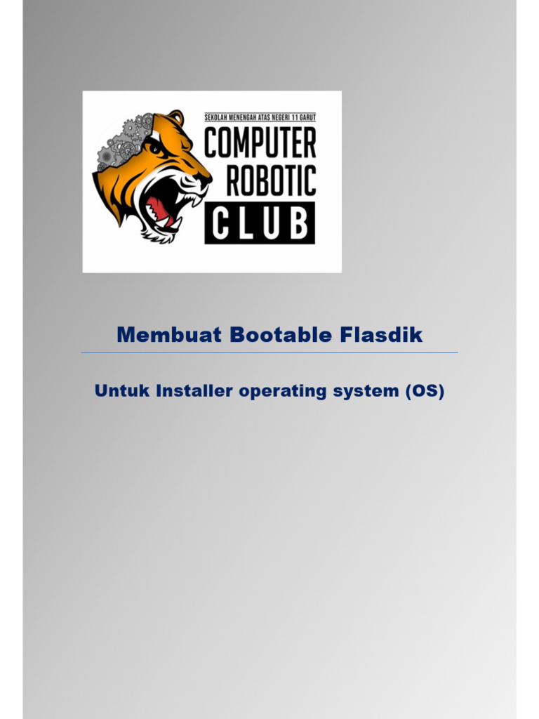 Membuat Bootable Flasdisk | PDF