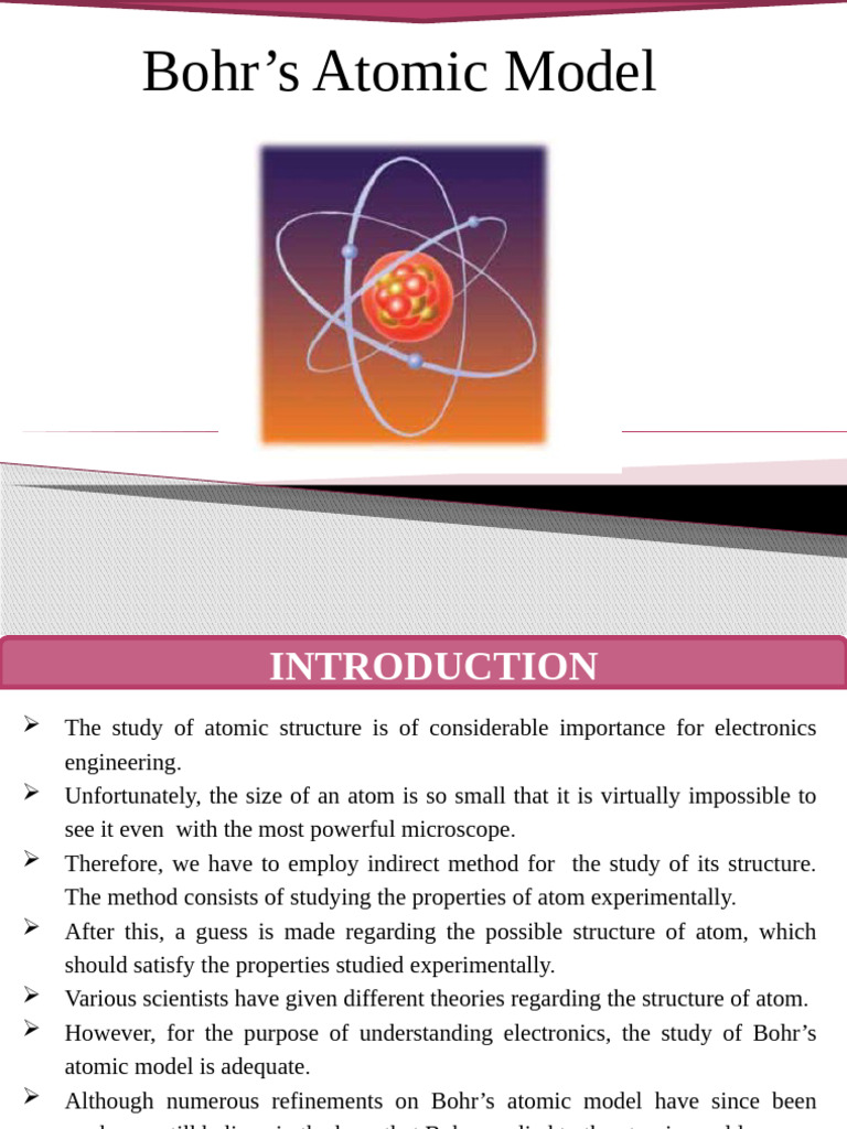 3 Bohr Atom Model | PDF