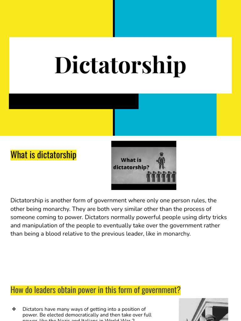 Dictatorship | PDF