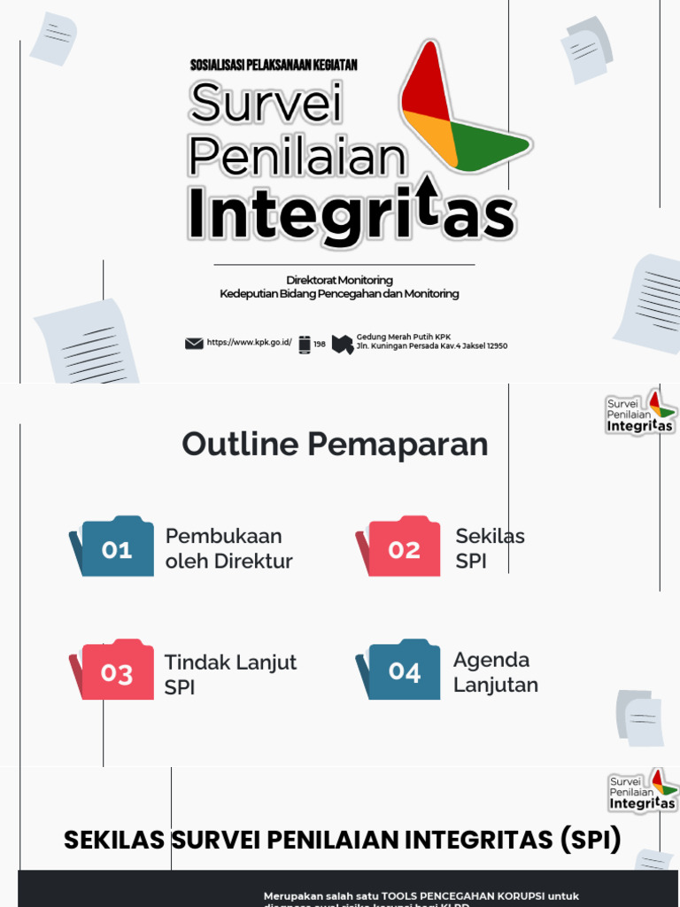 Paparan Sosialisasi Pelaksanaan SPI 2024 | PDF