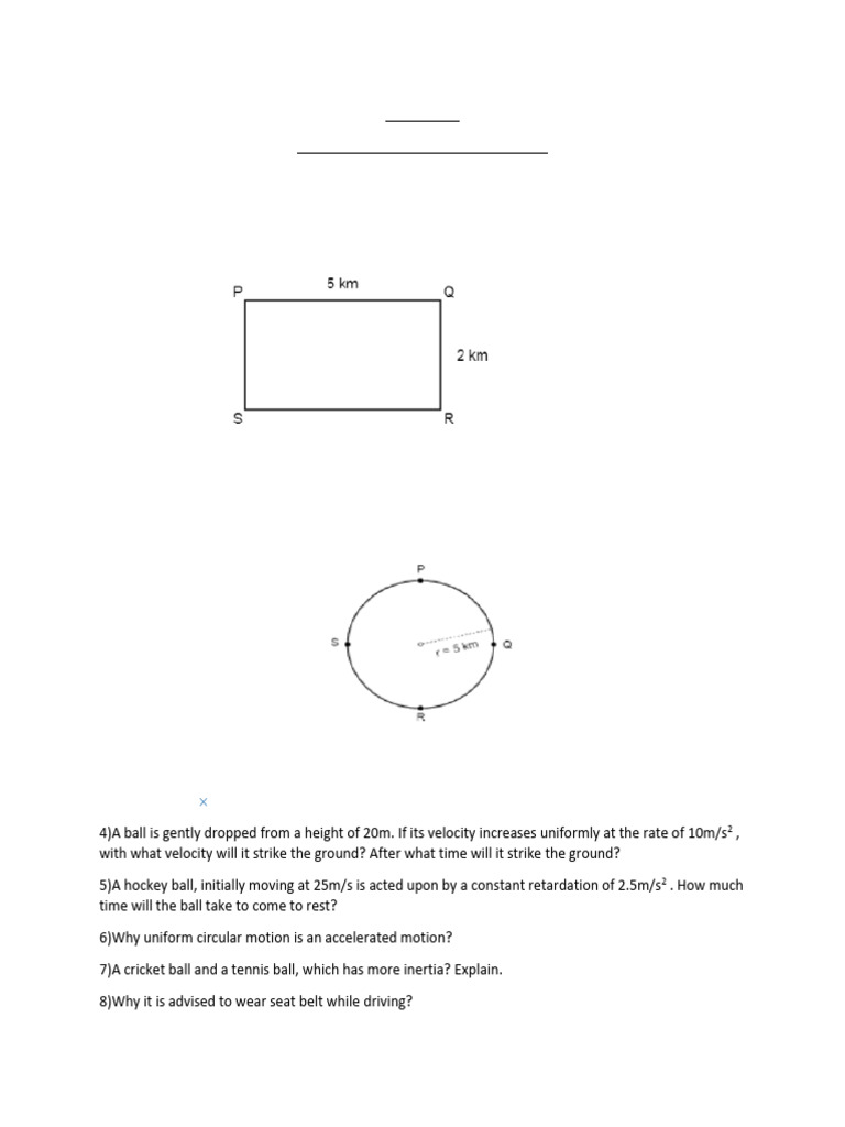Ix-Physics Holiday Homework | PDF