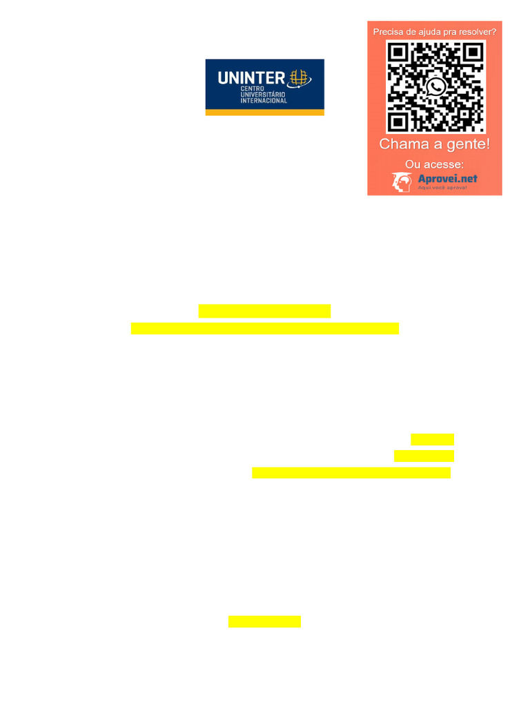 Atividade Prática - Estradas - Uninter | PDF