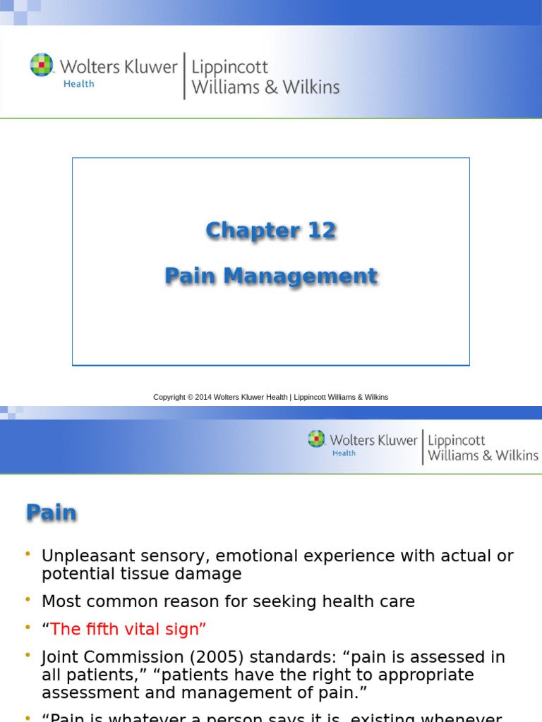 1 Pain Management | PDF