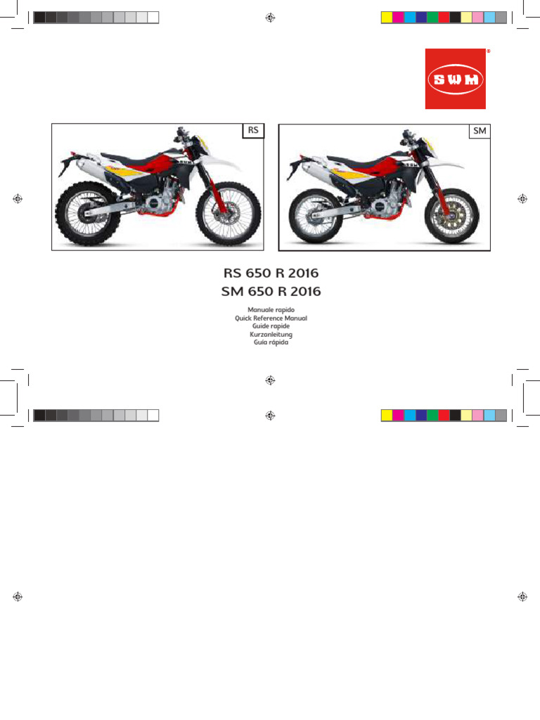 SWM Quick-Manual-Rs650r | PDF