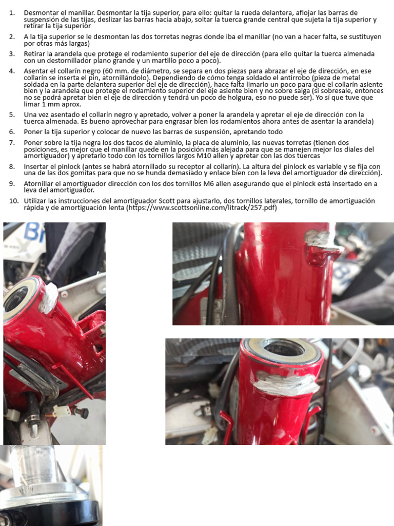 AJP PR7 Steering Damper Instr | PDF