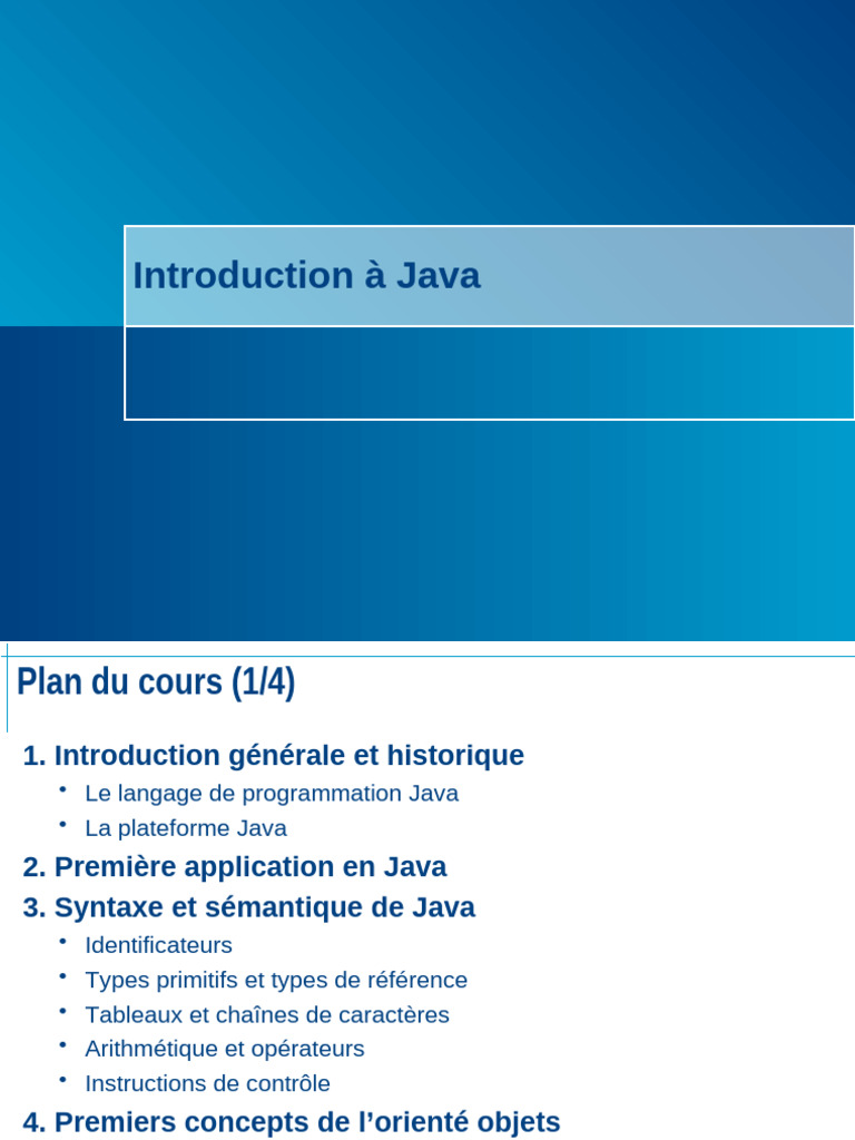 Cours JAVA Complet | PDF