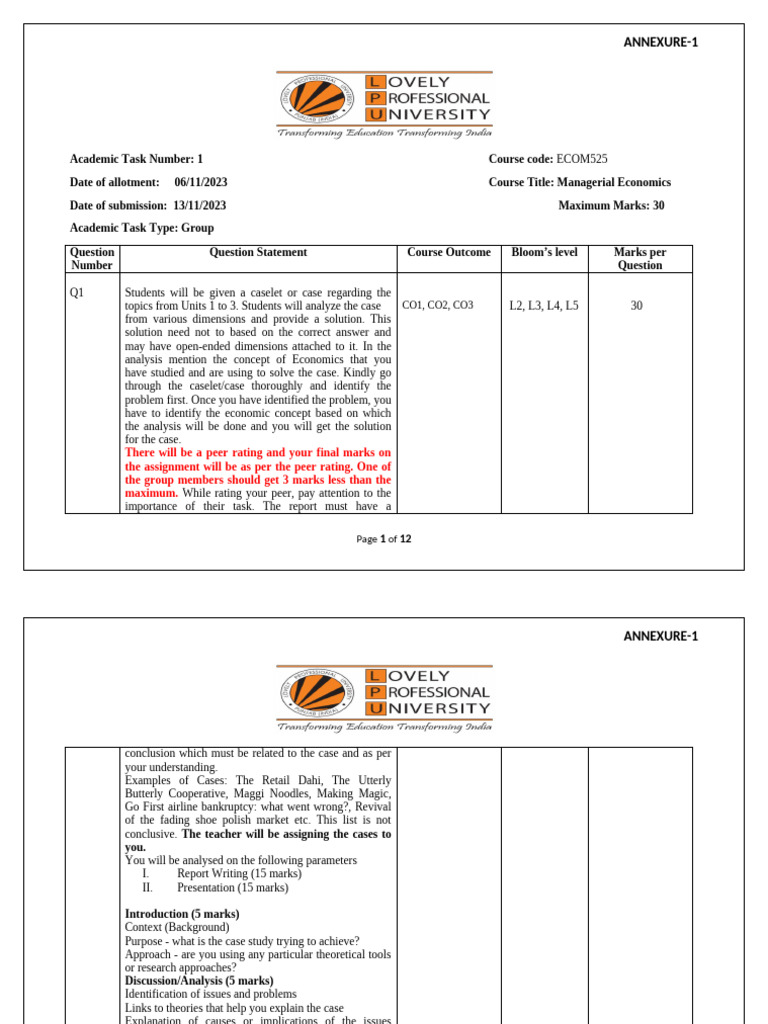 CA1 SEO Digital Marketing LPU Module 2 | PDF