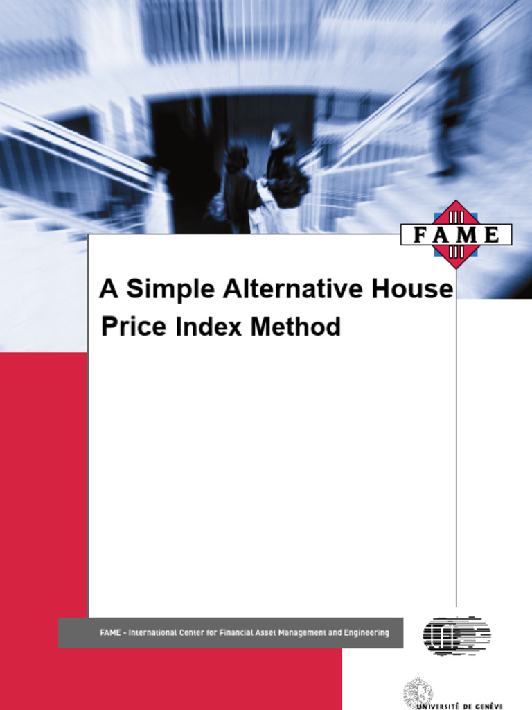 A Simple Alternative House Price Index Method | PDF