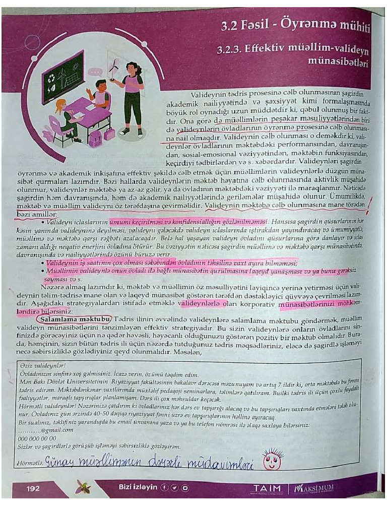 Muellim-Valideyn, Bullinq. G.V | PDF