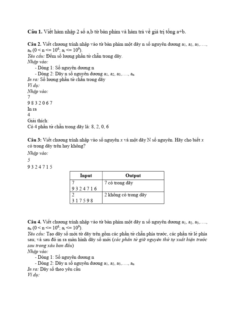 TuLuan ontapHK2 | PDF